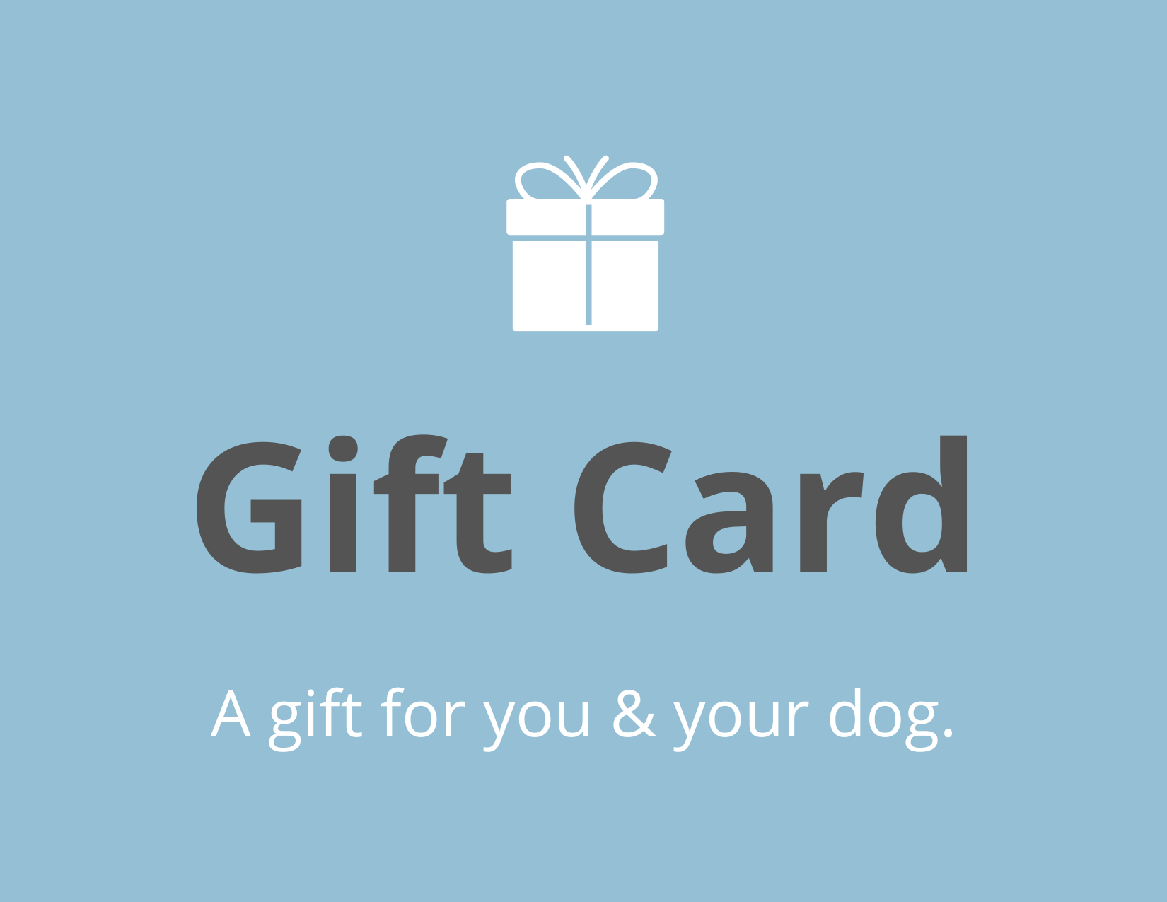 The canine endeavour Gift Card - canine endeavour
